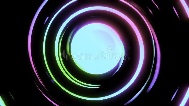 Colorful 3d Loading Circle. Design. Stylish Animation with Circle of ...