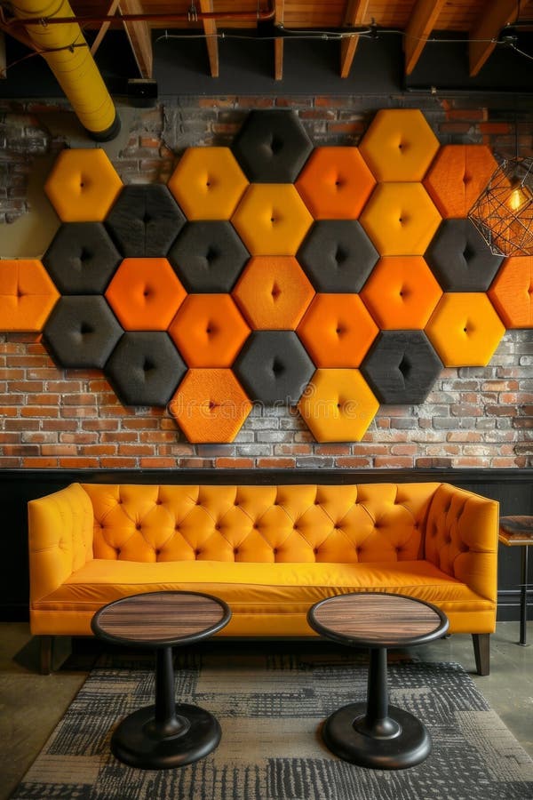 Colorful 3d Parallelogram Wall Panels with Hexagon Geometry Pattern for ...
