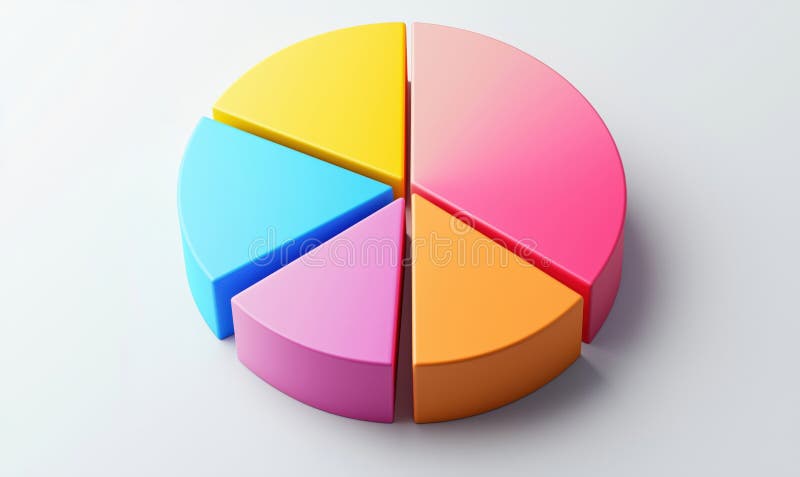 Colorful 3d Pie Chart Representing Data Segmentation Analysis Stock Photos - Free & Royalty-Free ...