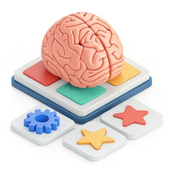 Colorful 3D Puzzle Pieces Connected Together in a Cube Shape ...