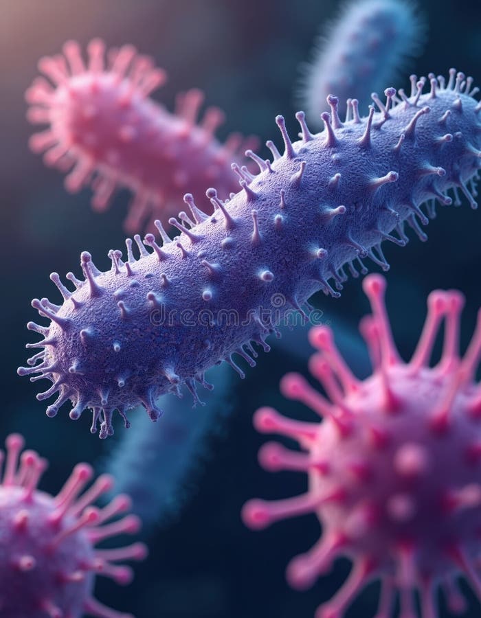 Virus Bacteria Render Stock Illustrations – 16,744 Virus Bacteria ...