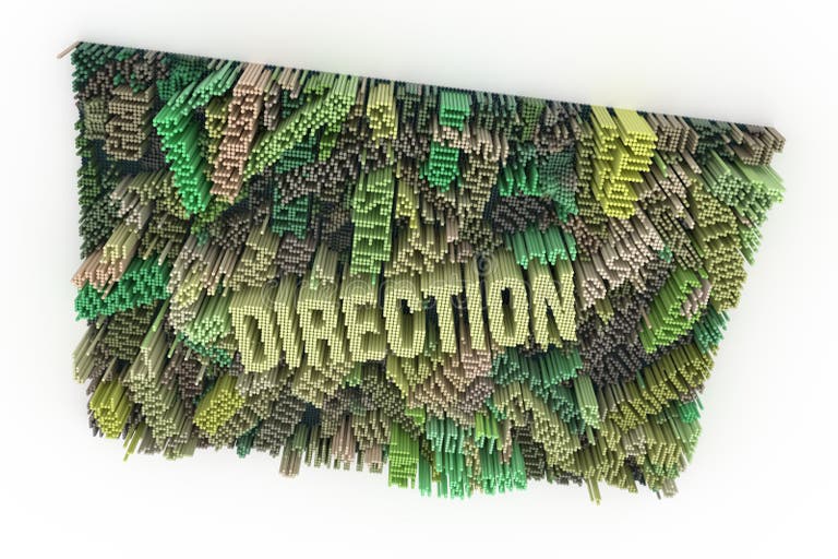 Colorful 3D Rendering. Background Abstract Shape Composition, Ge Stock ...