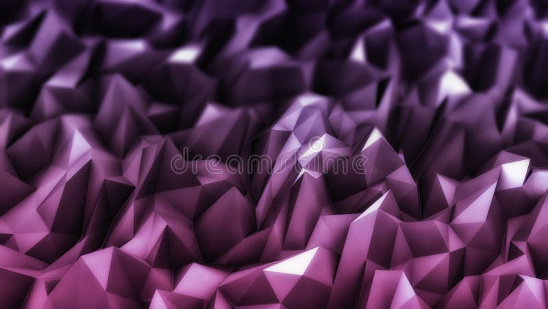 A Colorful 3d Rendering of Low Poly Background Stock Illustration ...