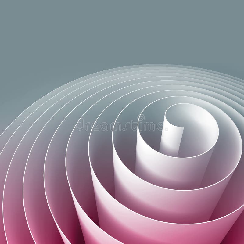 Colorful 3d Spiral, Abstract Digital Illustration, Background Stock ...