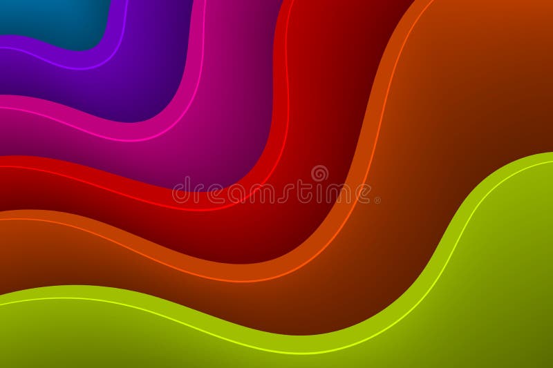 Colorful 3d Vector Background. Rainbow Background. Stock Vector ...