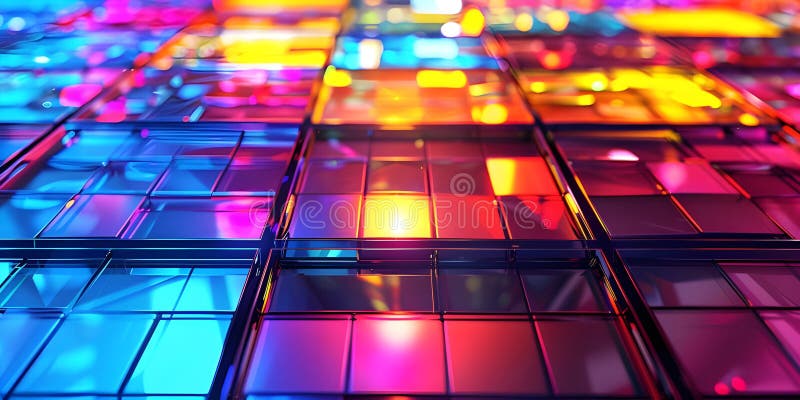 Colorful Dance Floor Background Stock Illustration - Illustration of ...
