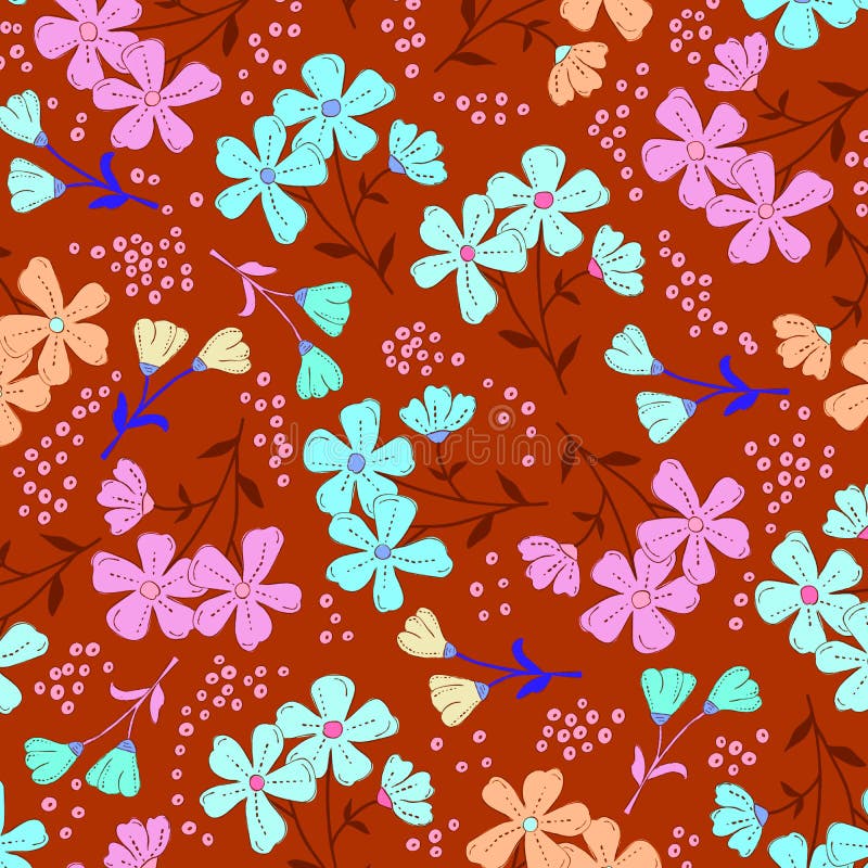 Colorful Dark Red Geometric Shapes Abstract Pattern with Diamonds ...