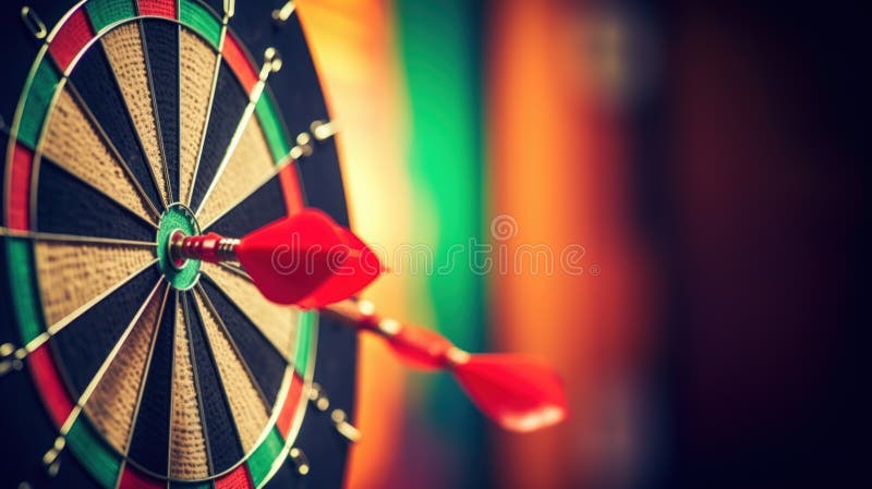 Colorful Dart Background. Generative AI Stock Illustration ...