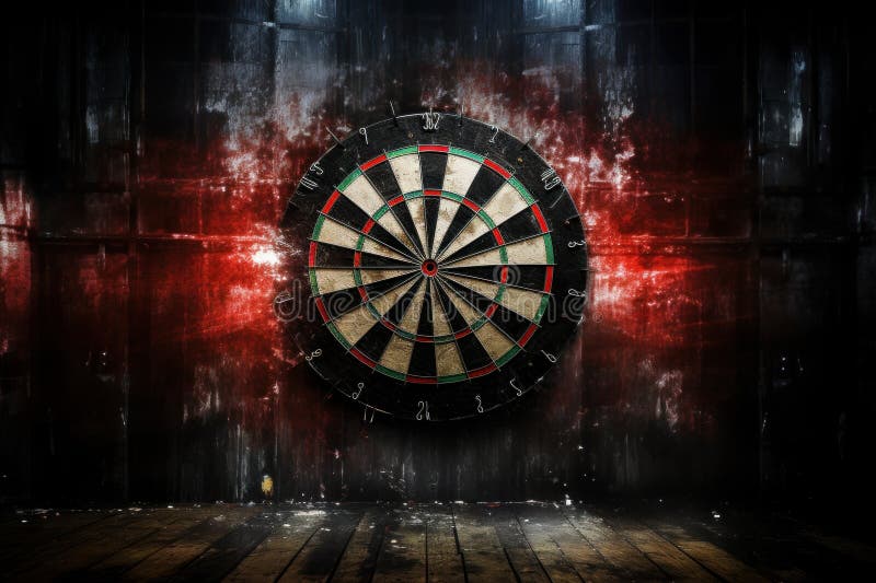 Colorful Dart Board Target. Generate Ai Stock Illustration ...