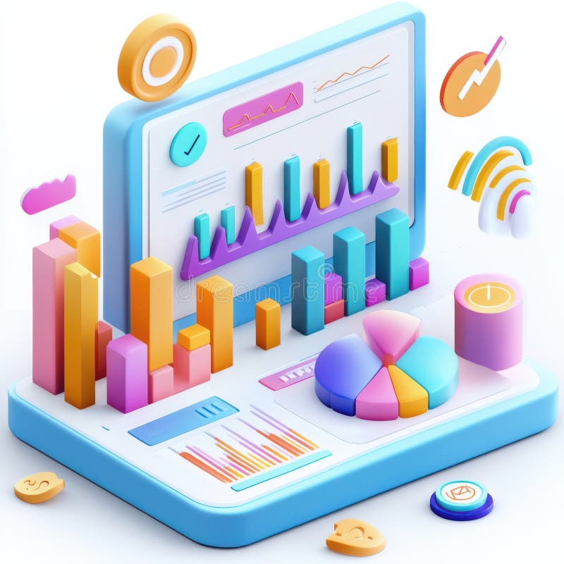 Colorful Data Analytics Dashboard Stock Illustrations – 4,024 Colorful ...