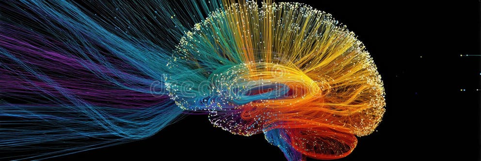 Colorful Data Streams Emerge from a Brain Structure in a Captivating ...