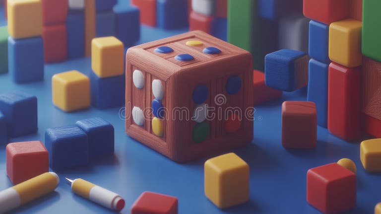 Colorful Data Visualization As a 3D Representation of Business ...