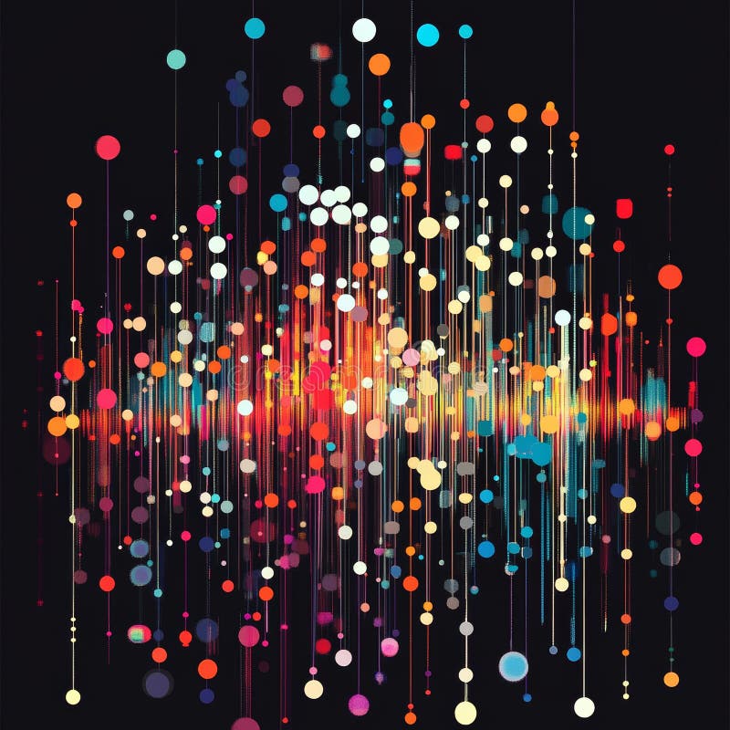 Colorful Data Visualization with Repeating Patterns and Unique Shapes ...