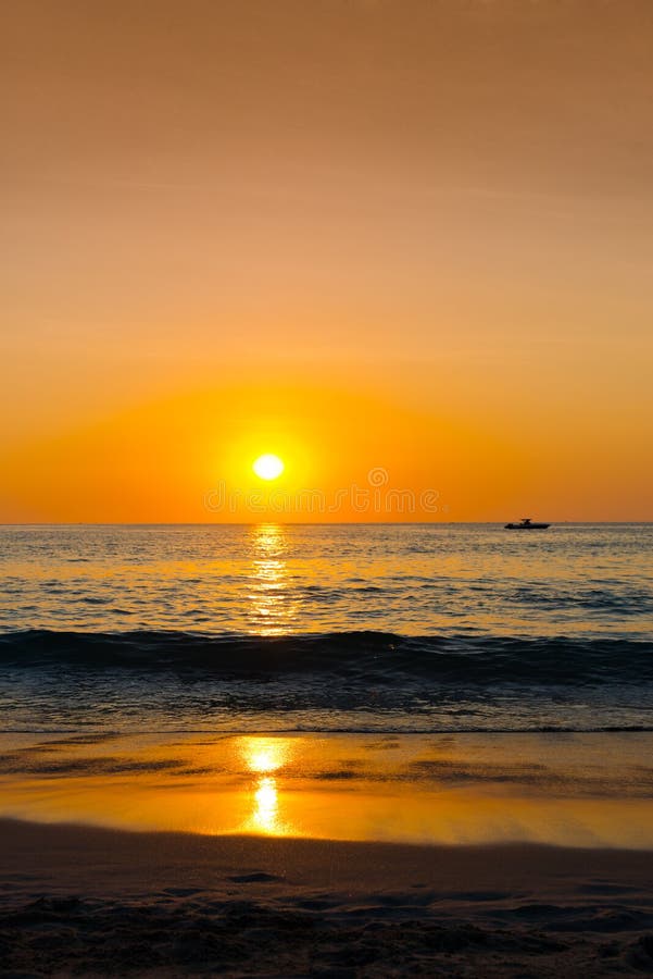 Colorful dawn over the sea stock photo. Image of lake - 41406196