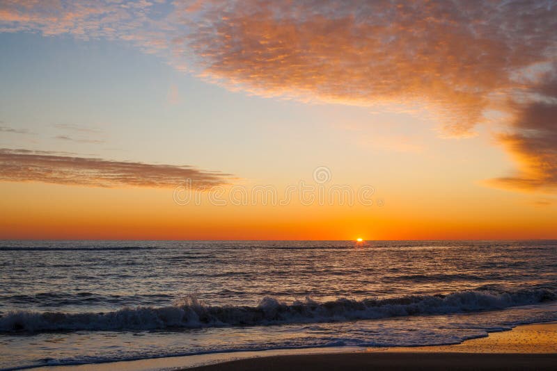 Colorful Dawn Over the Sea Sunset Stock Image - Image of sunrise ...