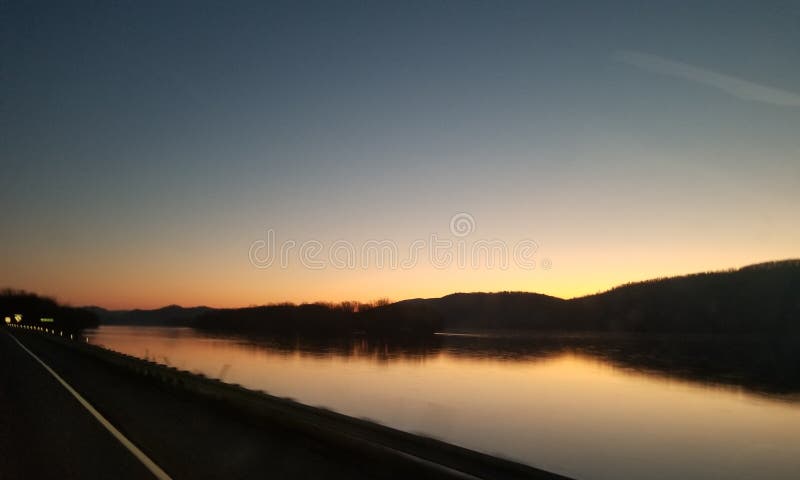 Colorful dawn sky stock photo. Image of sunlight, afterglow - 182263110