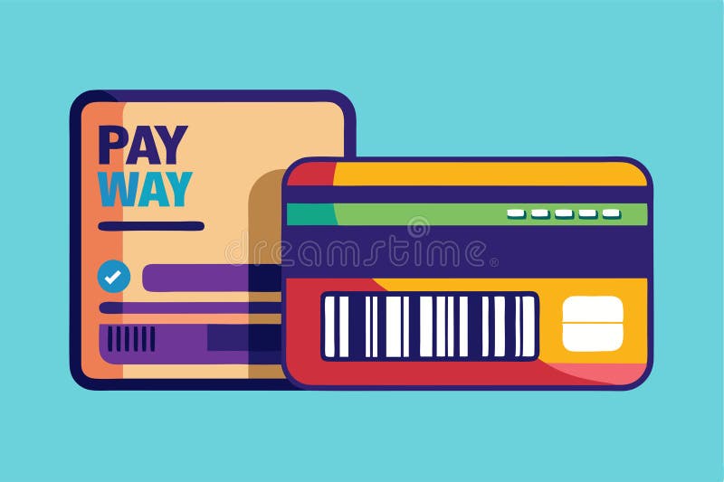 A Colorful Debit Card and Payment Barcode are Being Used for Seamless ...