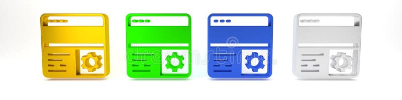 Colorful Debugging Icon Isolated on White Background. Debugging Tool ...
