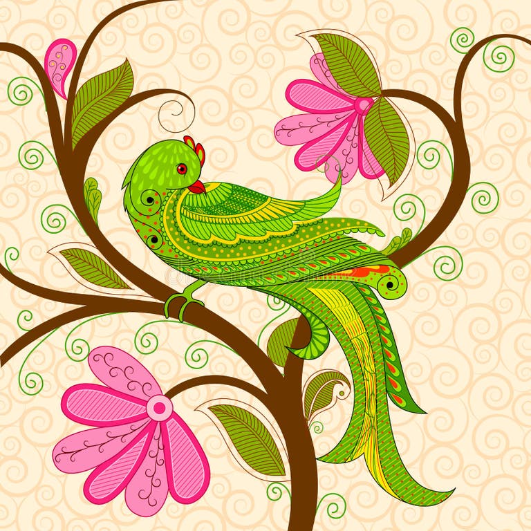 Colorful Decorated Peacock Stock Illustrations 283 Colorful Decorated