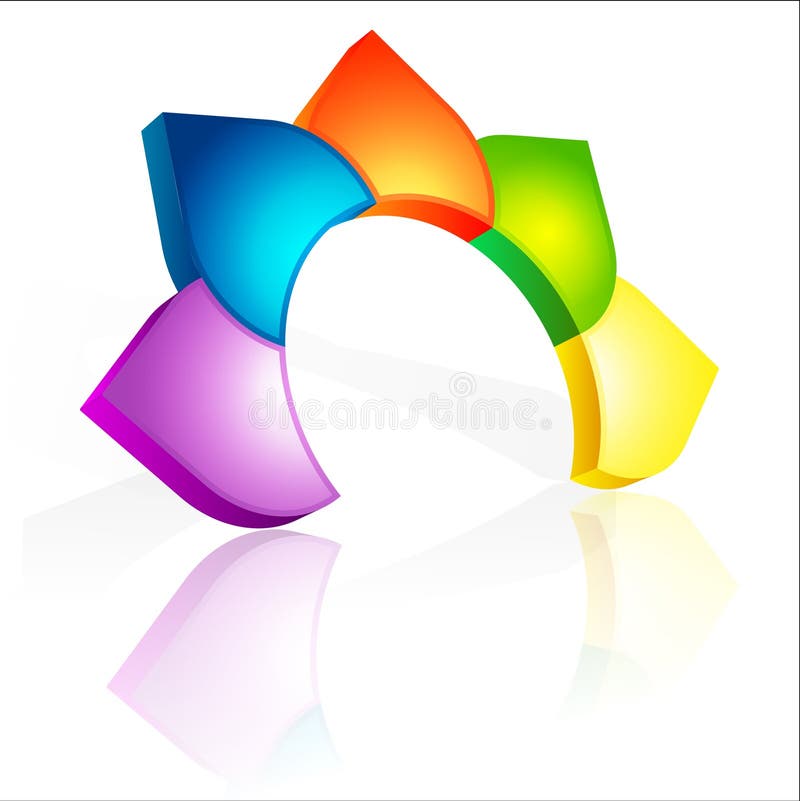 Colorful decorative arch stock vector. Illustration of isolated - 41232803