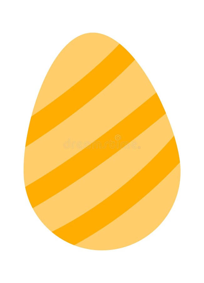 Colorful Decorative Egg Flat Icon Easter Holiday Element Stock Vector - Illustration of color ...