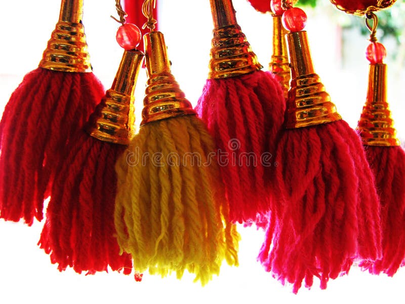 Colorful Decorative Items Displayed Stock Image - Image of items ...