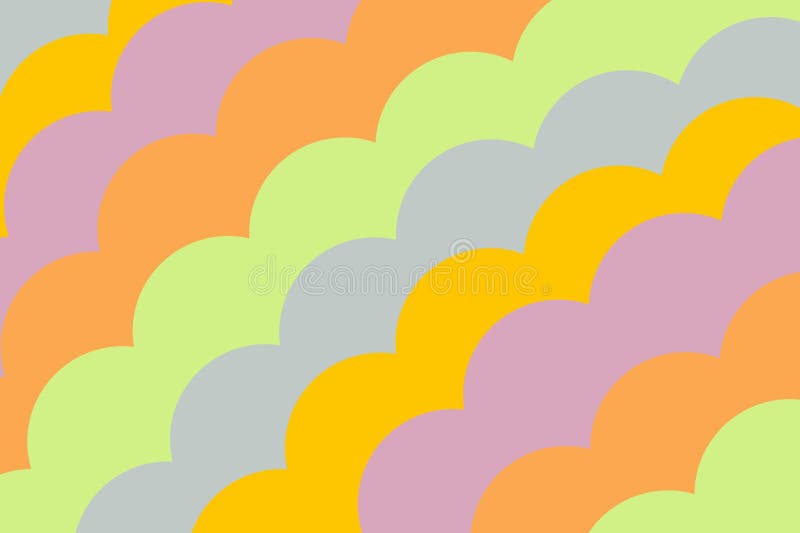 Colorful Decorative Scales Texture Design Stock Illustration ...