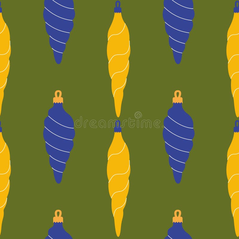 Colorful Decorative Shells Create a Vibrant Pattern on a Green ...