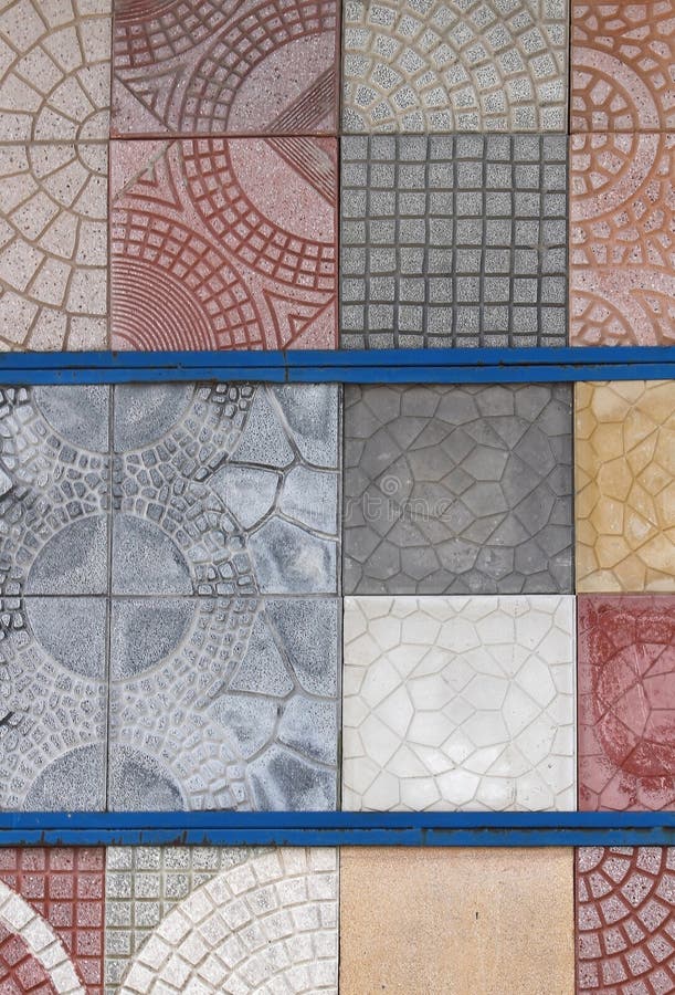 Decorative stone plates stock image. Image of colourful - 155748631