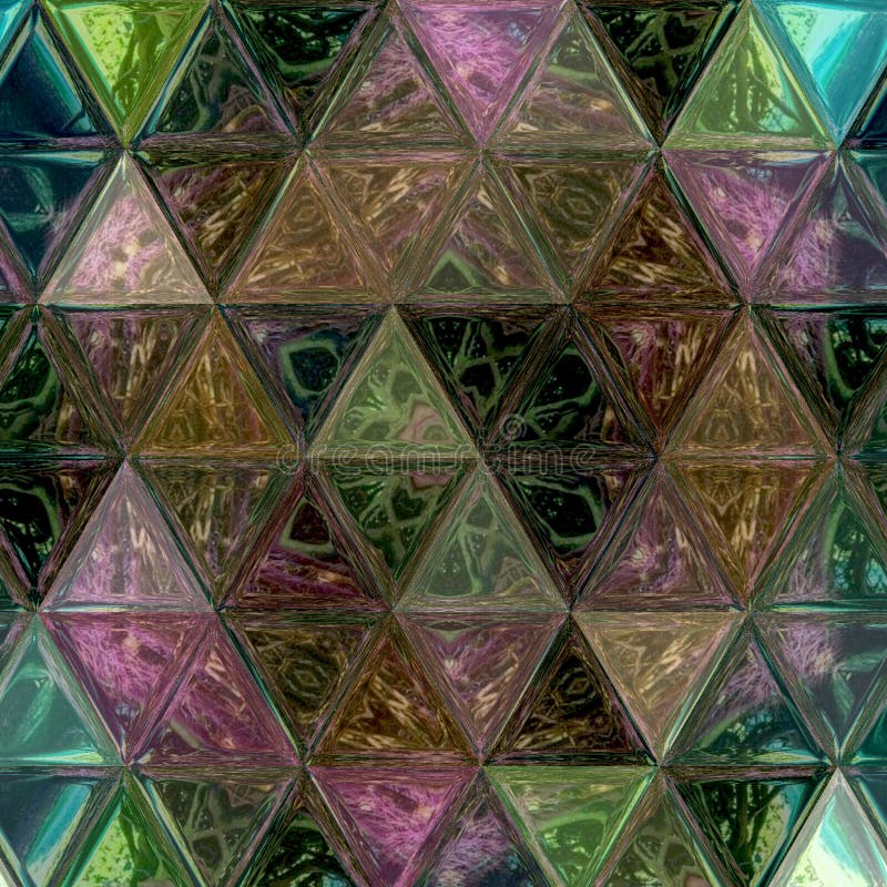 Deep Geometric Triangle Ornament Stock Illustration - Illustration of ...