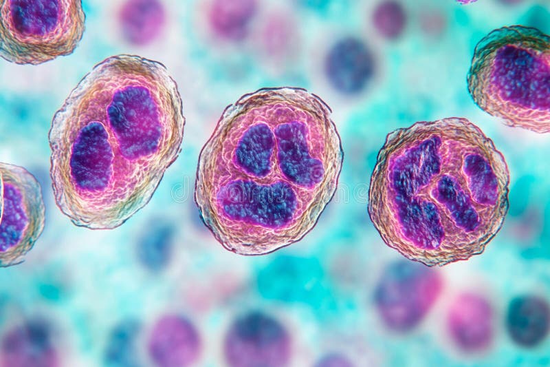 Colorful Depiction of Cells Showcasing Intricate Structures and ...