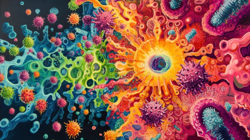 Virus Transformation and Mutation Process Captured in Vivid Colors ...