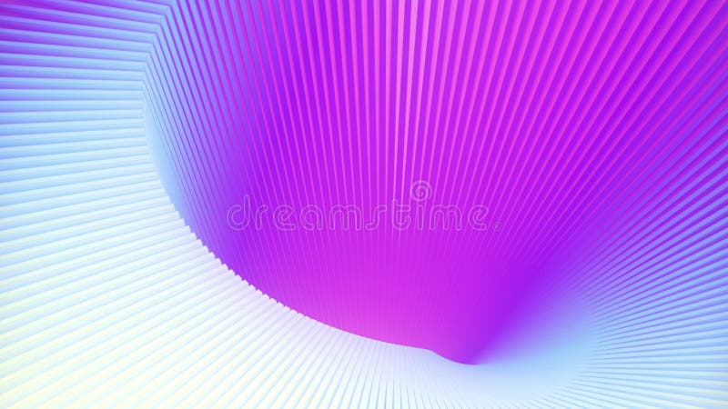 Colorful Design With Wave Pattern Seamless Loop Animation 3d Rendering 9148