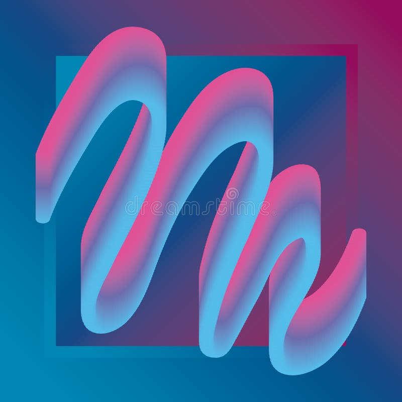 Fluid shaped design stock vector. Illustration of colorful - 110457851