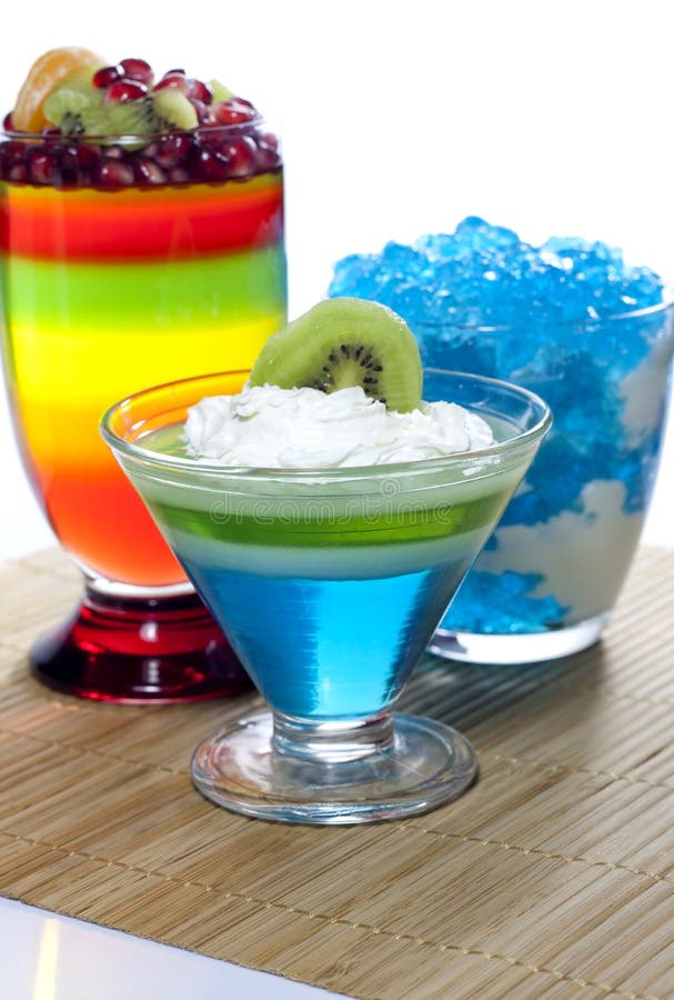 Colorful Desserts Mixed Assortment Stock Image - Image of jelly ...