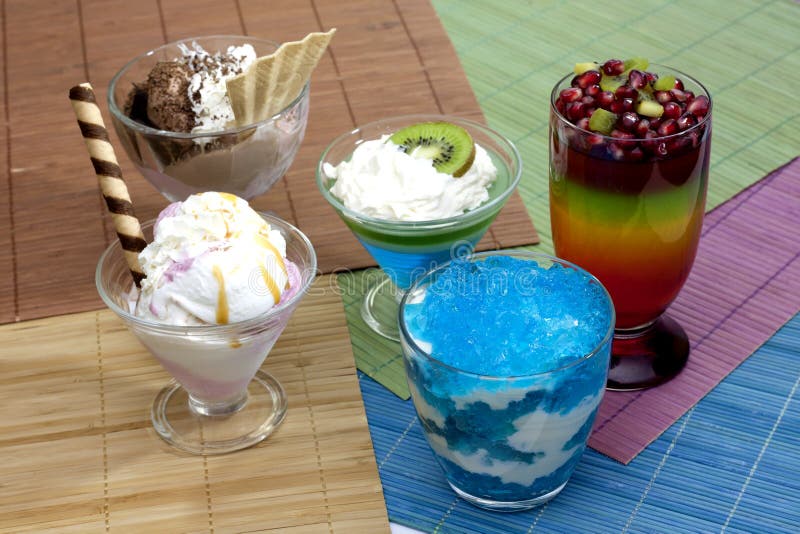 Colorful Desserts Mixed Assortment Stock Photo - Image of abstract ...