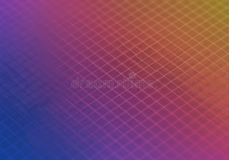 Colorful Diagonal Grid Texture Background Stock Illustration ...