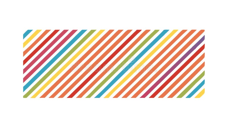 Colorful Diagonal Stripes Pattern Seamless Background, Vector Design ...