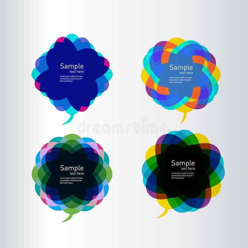 Colorful Different Leaves Background Stock Vector - Illustration of ...