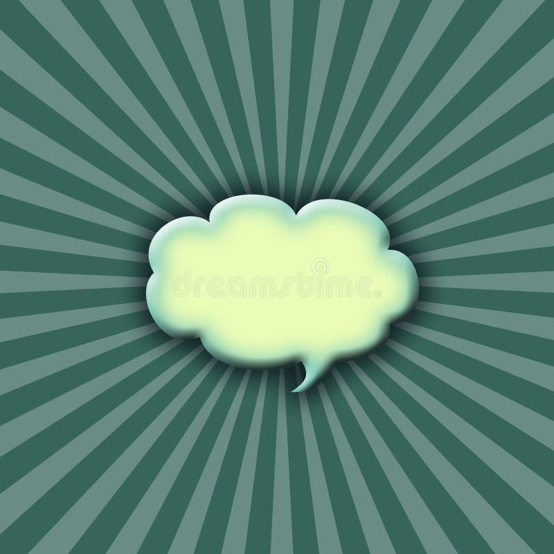 Colorful Dialog on Striped Background Stock Illustration - Illustration ...