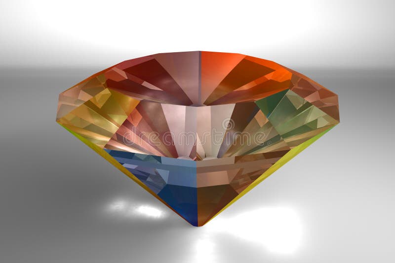 Colorful Diamond stock illustration. Illustration of shiny - 17062221