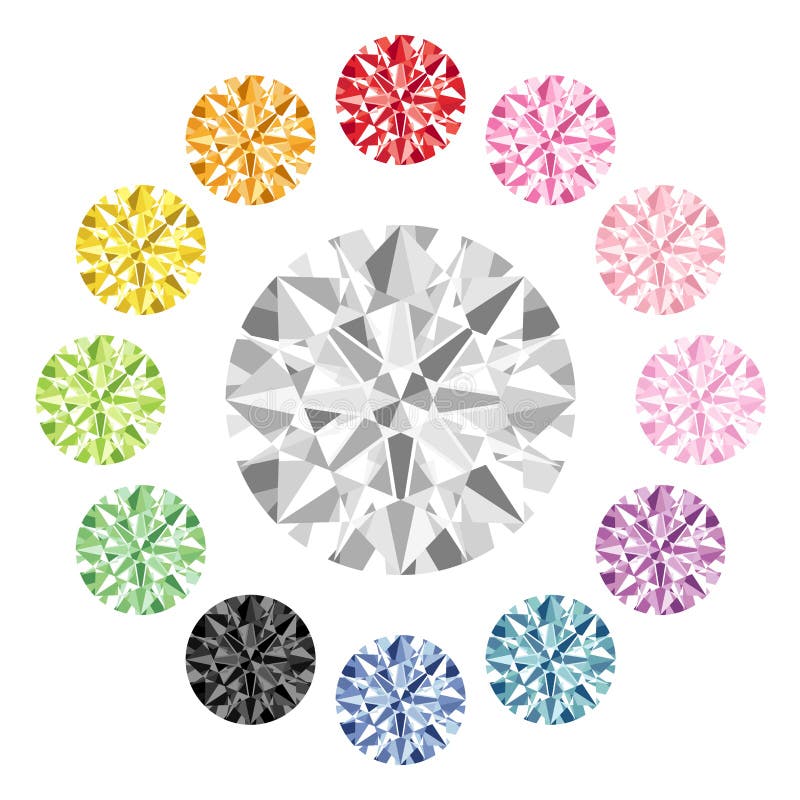 Colorful diamond stock vector. Illustration of promise - 17361004