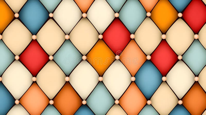 Colorful Diamond Pattern Background Texture Stock Illustration ...
