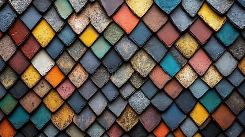 Colorful Diamond Shaped Tiles Texture Background Stock Photos - Free ...