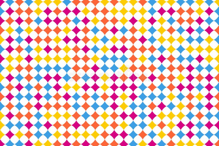 Colorful Diamond Squares Pattern Background Stock Vector - Illustration ...