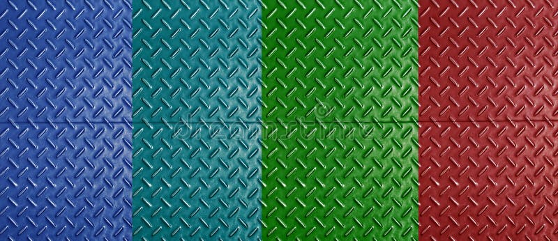 Colorful Diamond Steel Metal Sheet Pattern Stock Photo - Image of ...