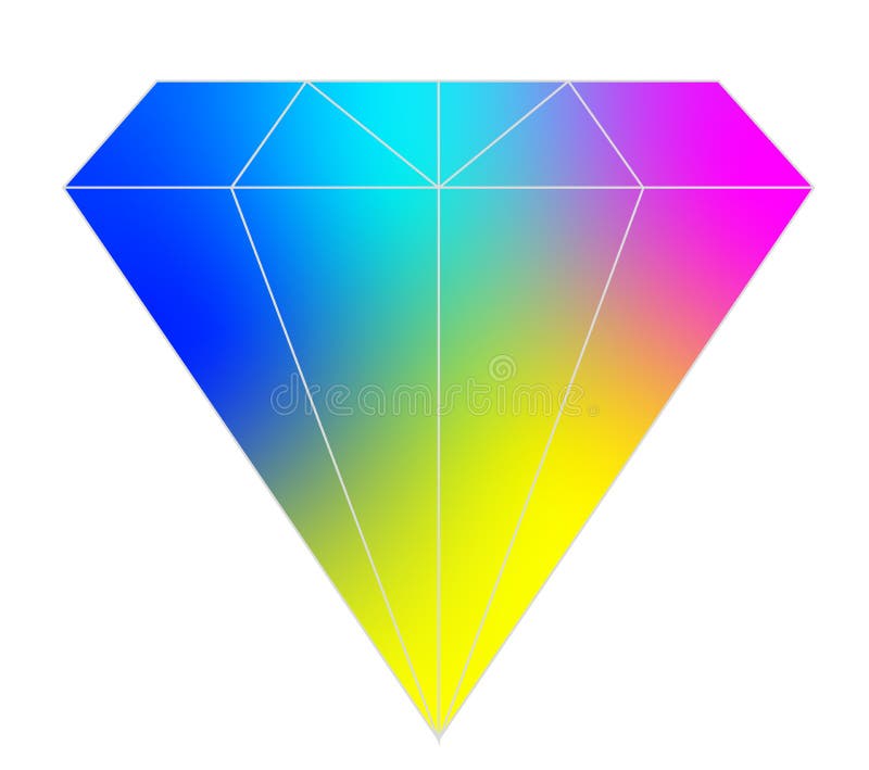 Colorful Diamond Vector for Web and Design Stock Vector - Illustration ...