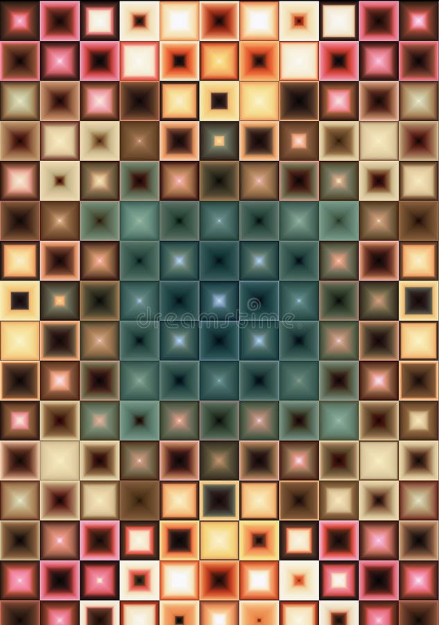 Colorful Diamonds Background Stock Illustration - Illustration of light ...