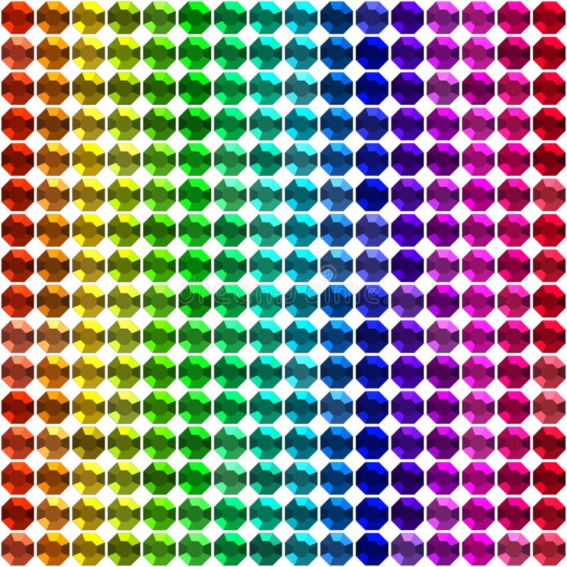 Colorful Diamonds Pattern Background Stock Illustration - Illustration ...