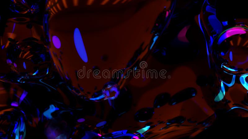 Colorful Diaphanous Diamond Metaspheres on Dark Background - Abstract ...